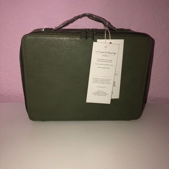 BEIS | Bags | Bis Olive Cosmetic Case | Poshmark